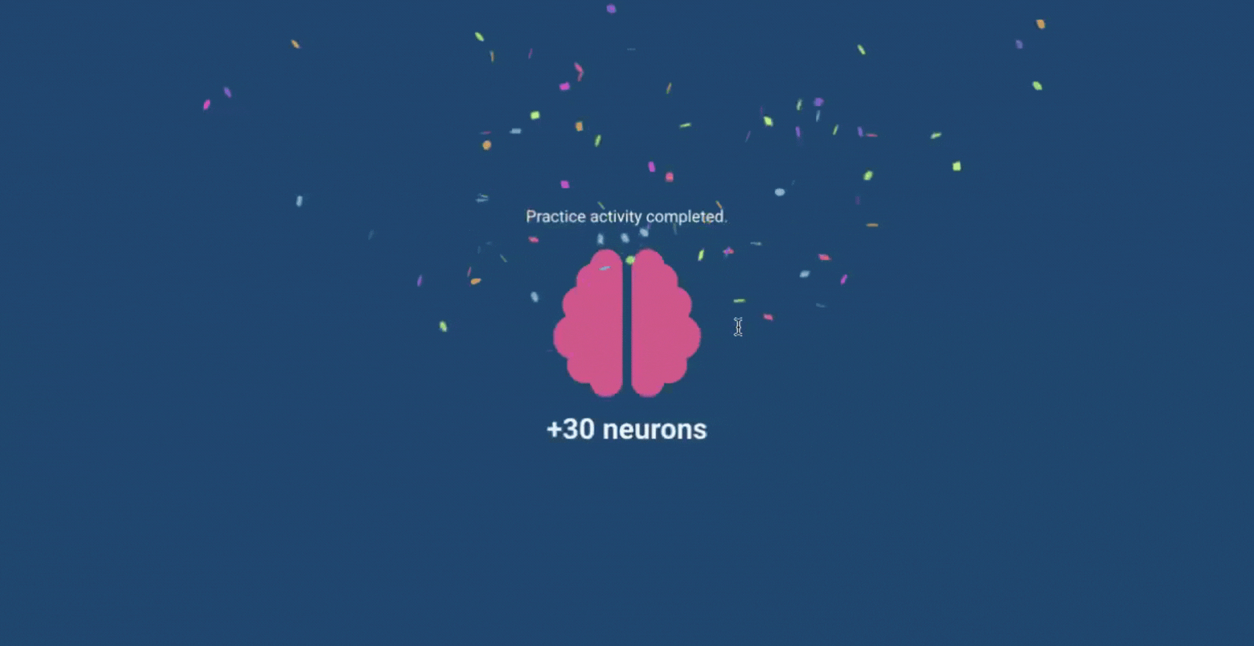 How do I mute the confetti celebration?